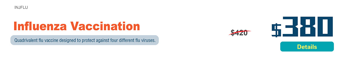 【Promotion Ended】Influenza Vaccine Promotion